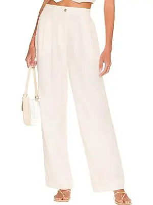 Donni. Pleated Trouser - Cream
