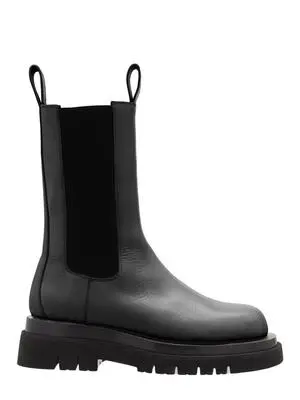Bottega Veneta The Lug Leather Boots - Black