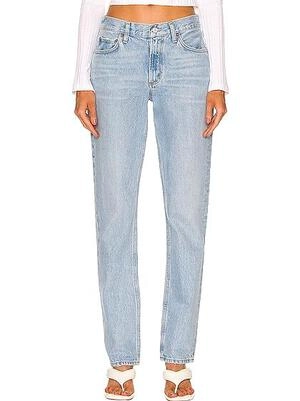 AGOLDE Lyle Low Rise Slim Jeans - Switch