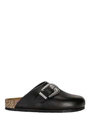 SAINT LAURENT Saint Laurent Jimmy Clog Mules With Buckle Detail
