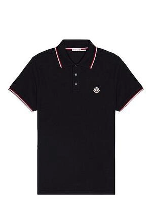 Moncler Short Sleeve Polo - Navy