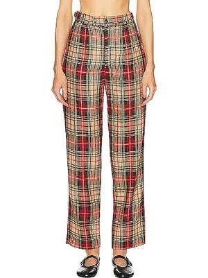 BODE Truro Plaid Trouscer - Red