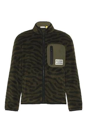 Moncler X Salehe Bembury Zip Up Fleece Cardigan - Multi