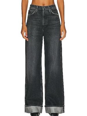 AGOLDE Dame High Rise Wide Leg Jeans - Ditch