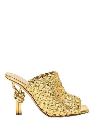 Bottega Veneta Knot Mule Sandal - Gold