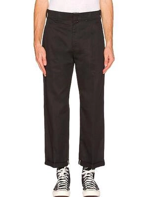 Dickies Regular Fit Cuffed Straight Leg Pant - Black