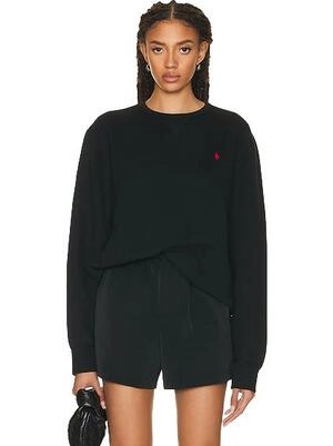 Polo Ralph Lauren Fleece Crewneck Sweatshirt - Black