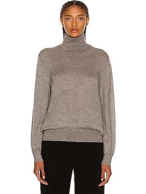 THE ROW Lambeth Cashmere Sweater - Medium Grey