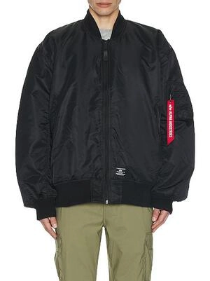 Alpha Industries Ma-1 Blood Chit Flight Jacket Gen Ii - Black