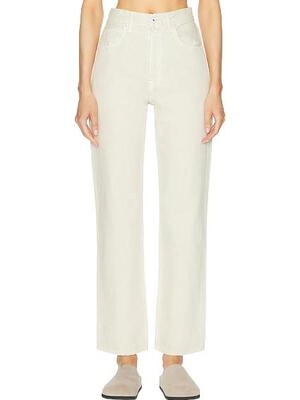 SLVRLAKE London Straight Leg Jeans - Ecru
