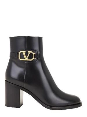Valentino Garavani V Logo Signature Bootie - Nero