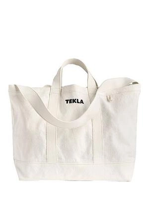 TEKLA Canvas Beach Bag - Ivory