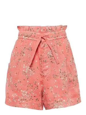 ISABEL MARANT ÉTOILE Isabel Marant Ceyane Floral Cotton And Silk Shorts