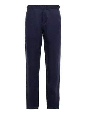 Orlebar Brown Griffon Linen Trousers - Blue