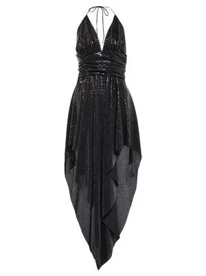 Alexandre Vauthier Sequined Halterneck Mini Dress - Black