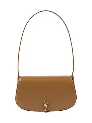 Saint Laurent Voltaire Mini Leather Shoulder Bag - Brown