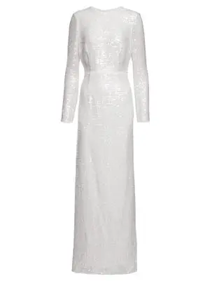 Erdem Yoanna Sequined Gown - White