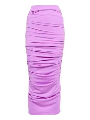 Alex Perry Alex Perry Regan Midi Skirt Purple