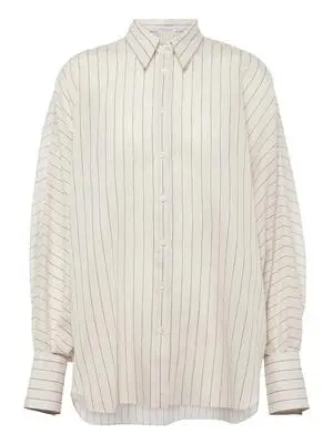 BRUNELLO CUCINELLI Brunello Cucinelli Cotton-Blend Lame Shirt