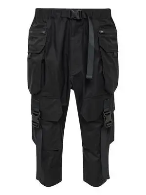 Junya Watanabe Cotton-blend Gabardine Cargo Pants - Black