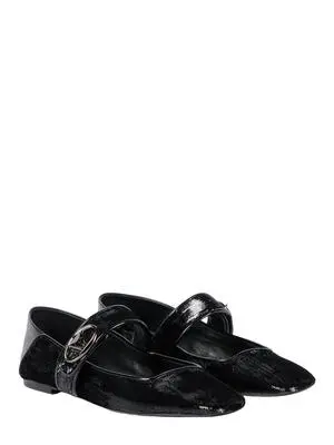 Valentino Garavani Vlogo Mary Jane Flats - Black