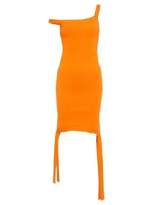 JW Anderson Asymmetrical Minidress - Orange