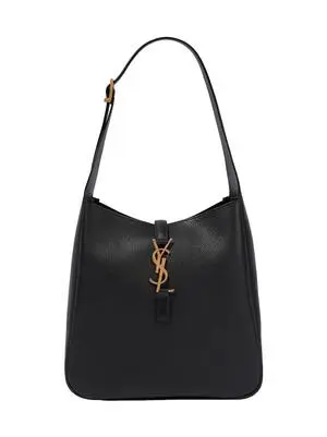 Saint Laurent Le 5 À 7 Small Leather Shoulder Bag - Black