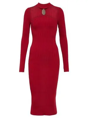 SIMKHAI Simkhai Nikolai Halterneck Midi Dress