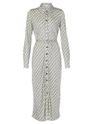 TORY BURCH Tory Burch Printed Zebra Shirt Dress