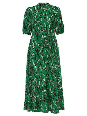 Diane Von Furstenberg Stephen Jersey Midi Dress - Green