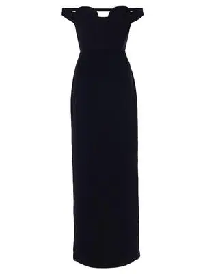 Solace London Serina Halter Gown - Black