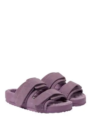 BIRKENSTOCK X Tekla Uji Suede Slides - Purple