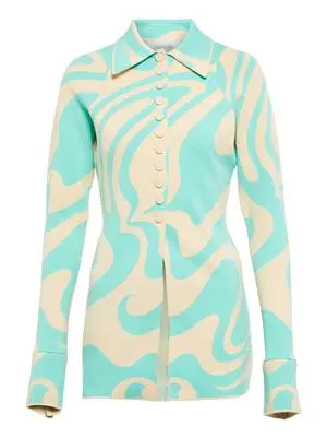 Sportmax Soraga Jacquard Blazer - Multicoloured