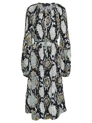 Proenza Schouler Printed Jersey Midi Dress - Multicoloured