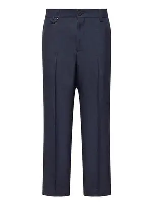 Jacquemus Le Pantalon Cabri Cropped Tailored Trousers - Blue