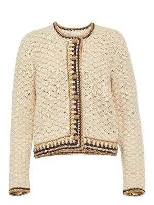 TORY BURCH Cotton-blend Cardigan