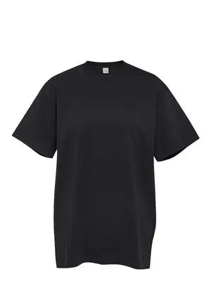 TOTEME Cotton Jersey T-shirt - Black