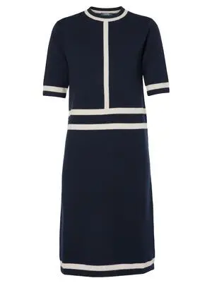 Max Mara Wool-blend Midi Dress - Multicoloured