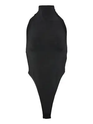 Alaïa Jersey Turtleneck Bodysuit - Black
