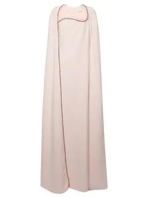 Safiyaa Mattia Embellished Crepe Gown - Pink