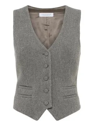 Gabriela Hearst Coleridge Wool And Cashmere Vest - Grey