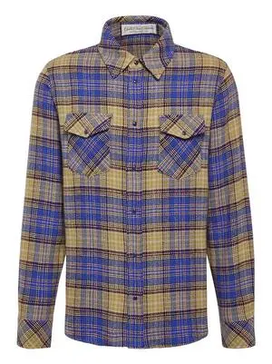 GOD'S TRUE CASHMERE Tartan Cashmere Shirt - Multicoloured
