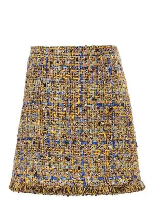Etro Tweed Mini Skirt - Multicoloured