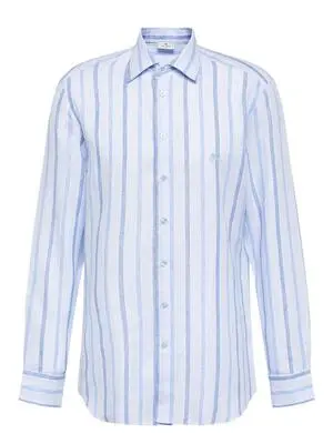 Etro Striped Linen Shirt - Multicoloured