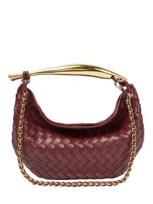 BOTTEGA VENETA Bottega Veneta Sardine Chain Intrecciato Leather Tote Bag