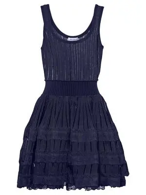 ALAÏA Alaia Ribbed-Knit Mini Dress
