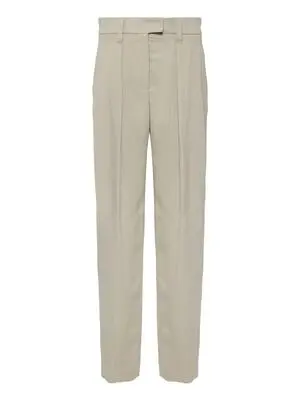 BRUNELLO CUCINELLI Brunello Cucinelli Twill Wide-Leg Trousers