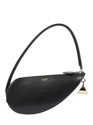 Alaïa Le Demi-cour Leather Shoulder Bag - Black