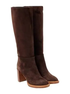 Gabriela Hearst Bocca Suede Knee-high Boots - Brown