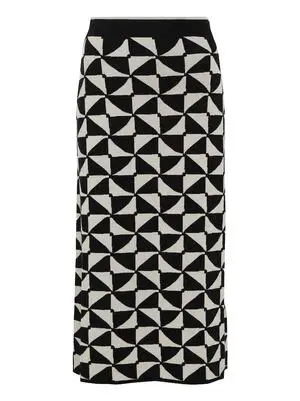 MAX MARA S Max Mara Enza High-Rise Wool Midi Skirt